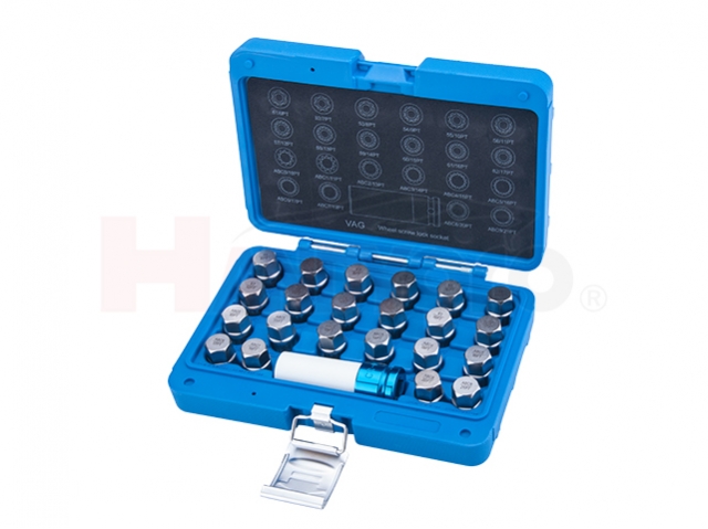 23PCS VW Wheel Lock Screw Socket Set - Handy Force Co., Ltd